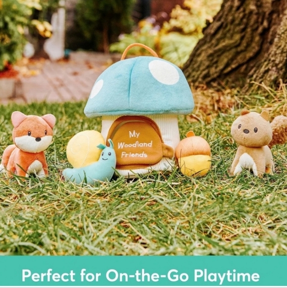Gund | Toys | Nwt Adorable Baby Woodland Playset Soft Washable Fabric ...